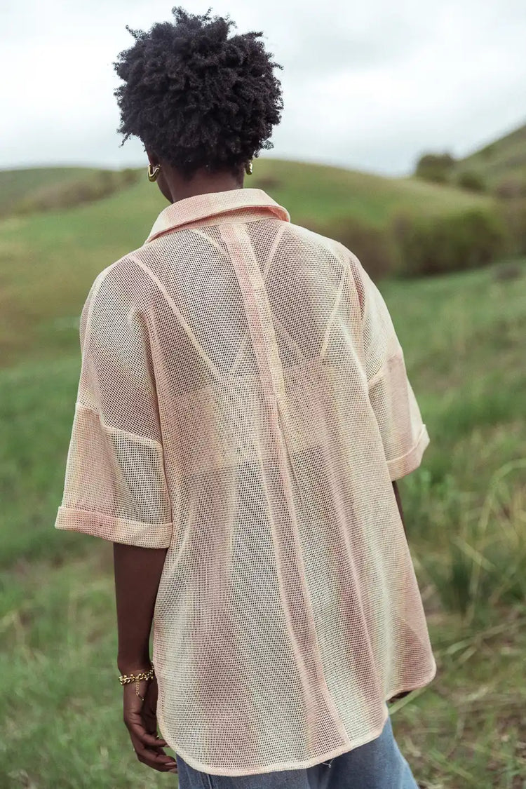 Astrid Mesh Button Up | böhme