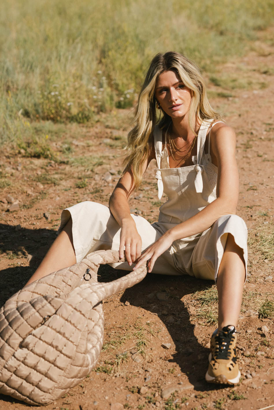 Madeline Jumpsuit in Medium Wash | böhme