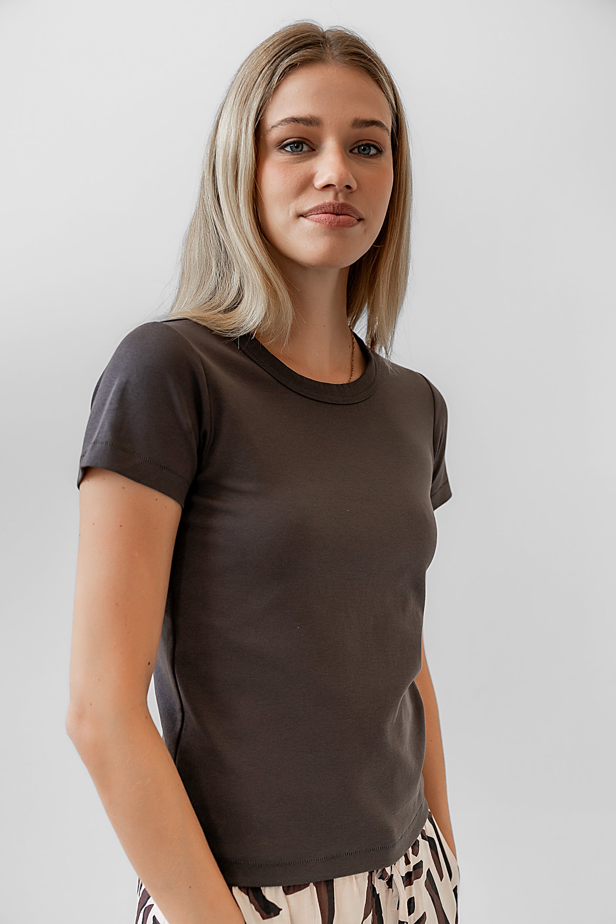 Mckenna T-Shirt in Charcoal