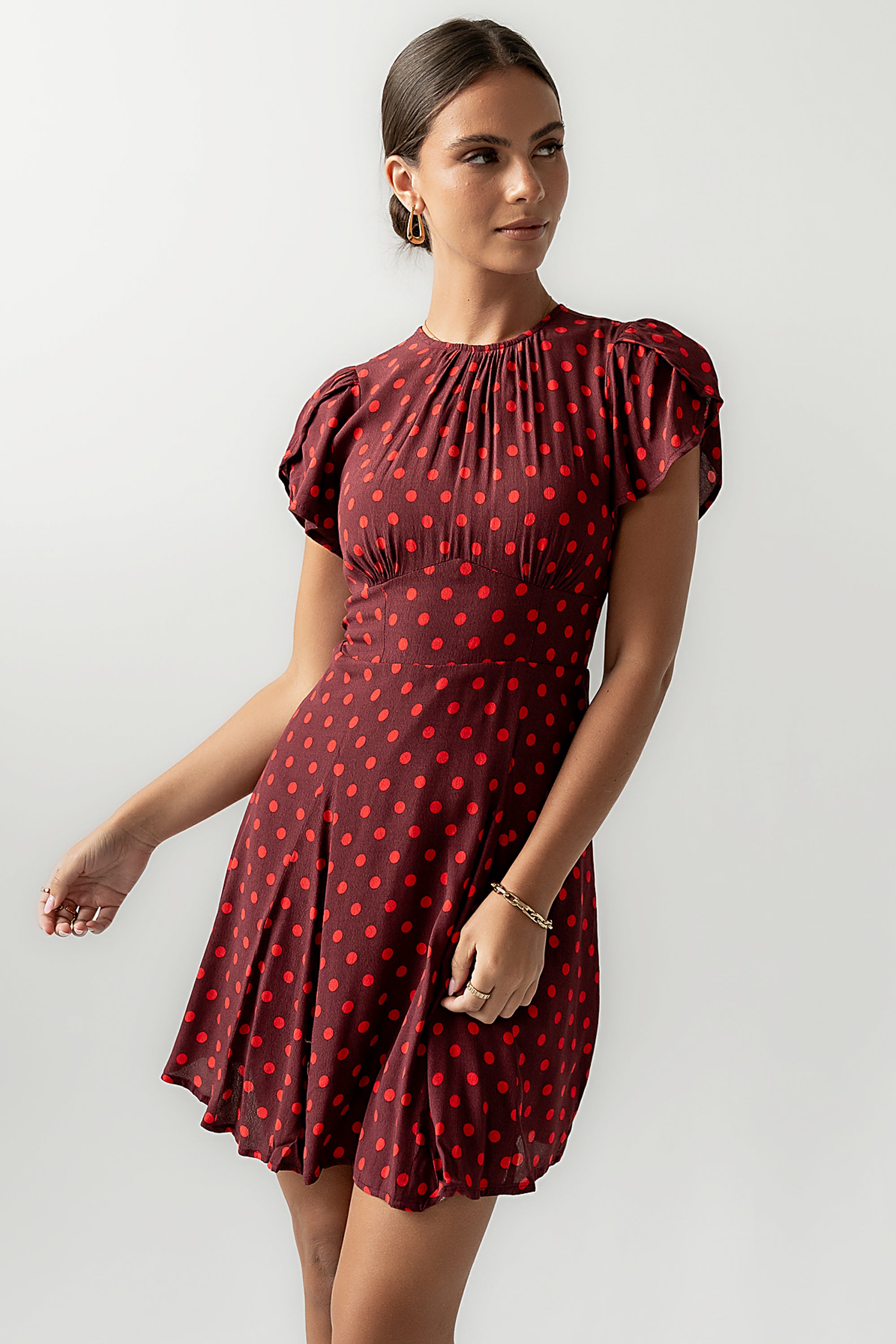 Brandy Polka Dot Mini Dress - FINAL SALE