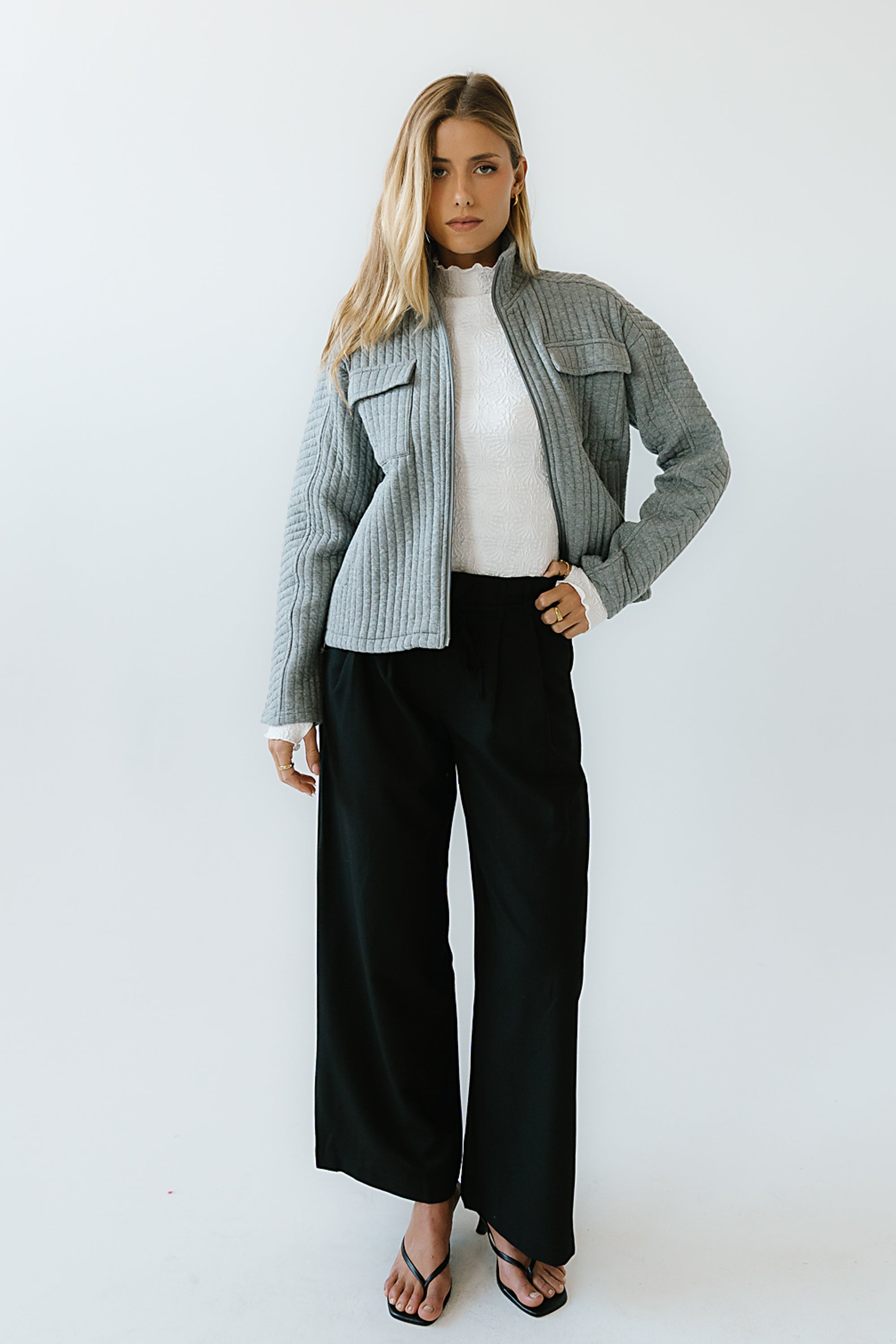 Mandy Pleated Wide Leg Pants