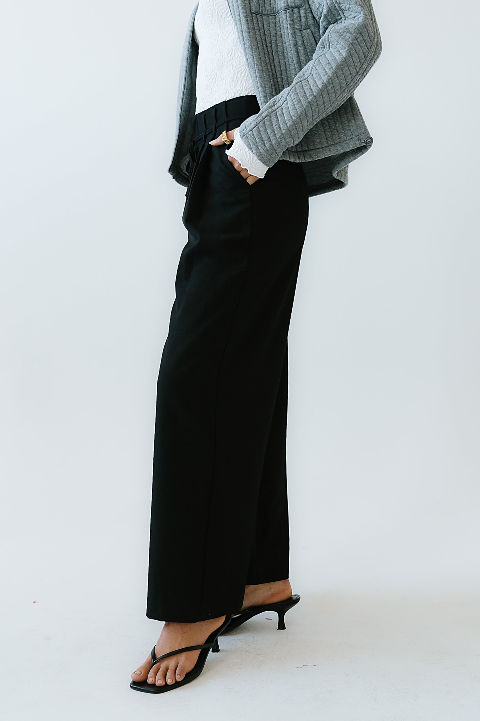 Mandy Pleated Wide Leg Pants
