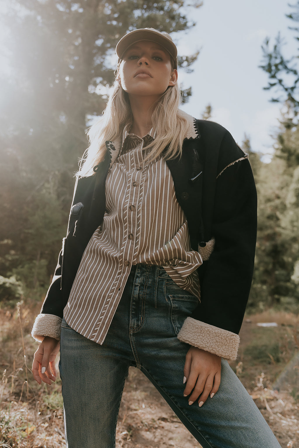Ginny Striped Button Up