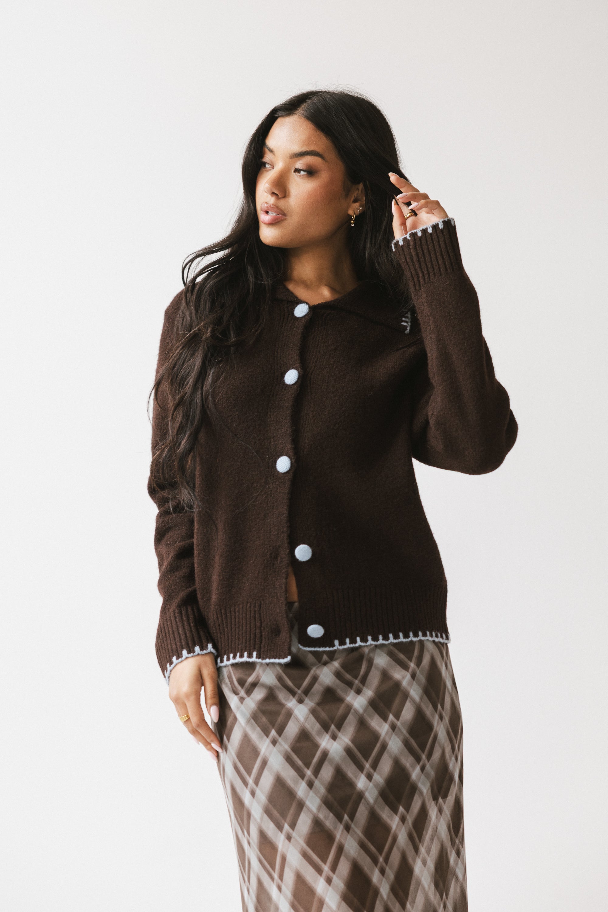 Michelle Contrast Sweater