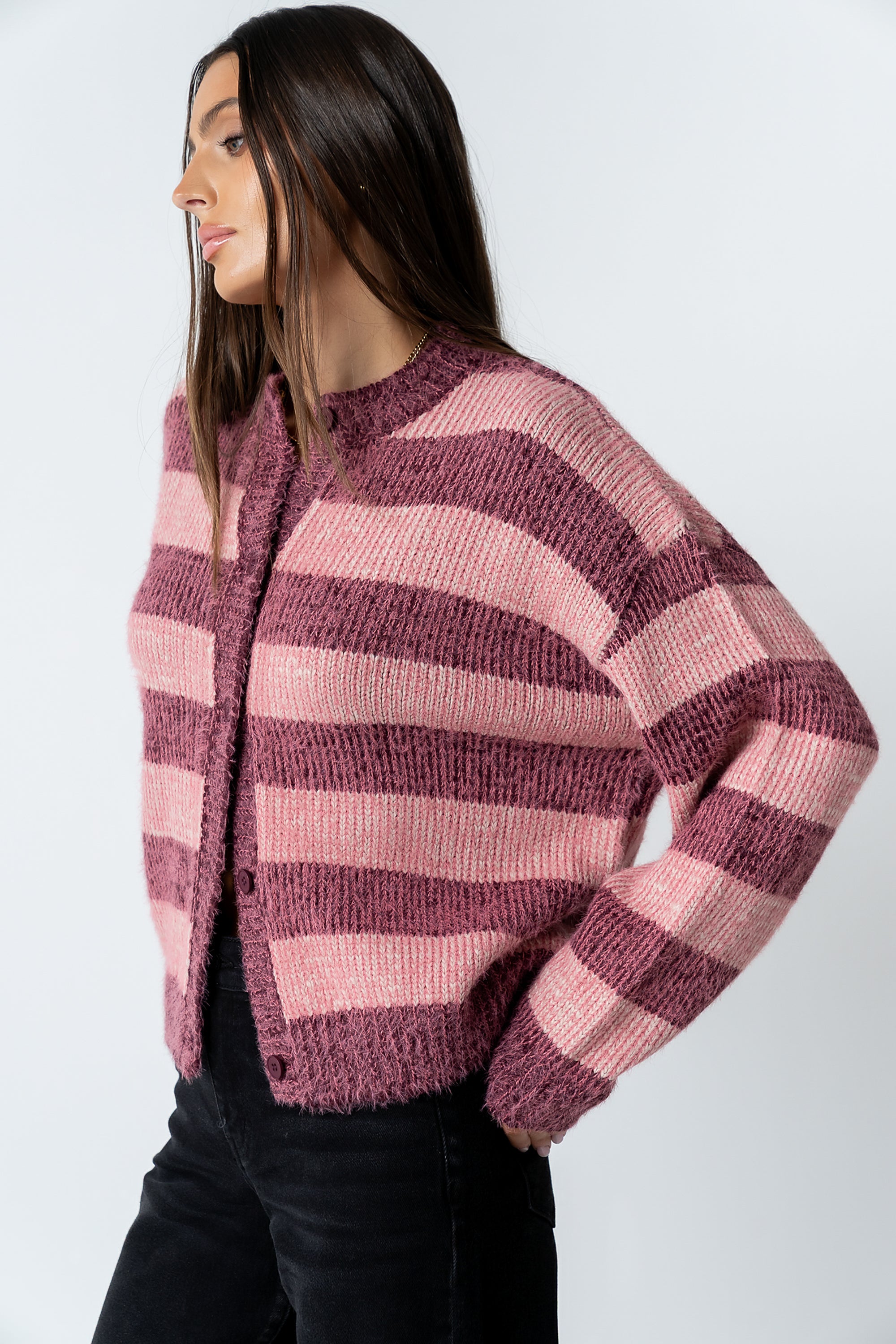 Russel Oversized Sweater in Pink