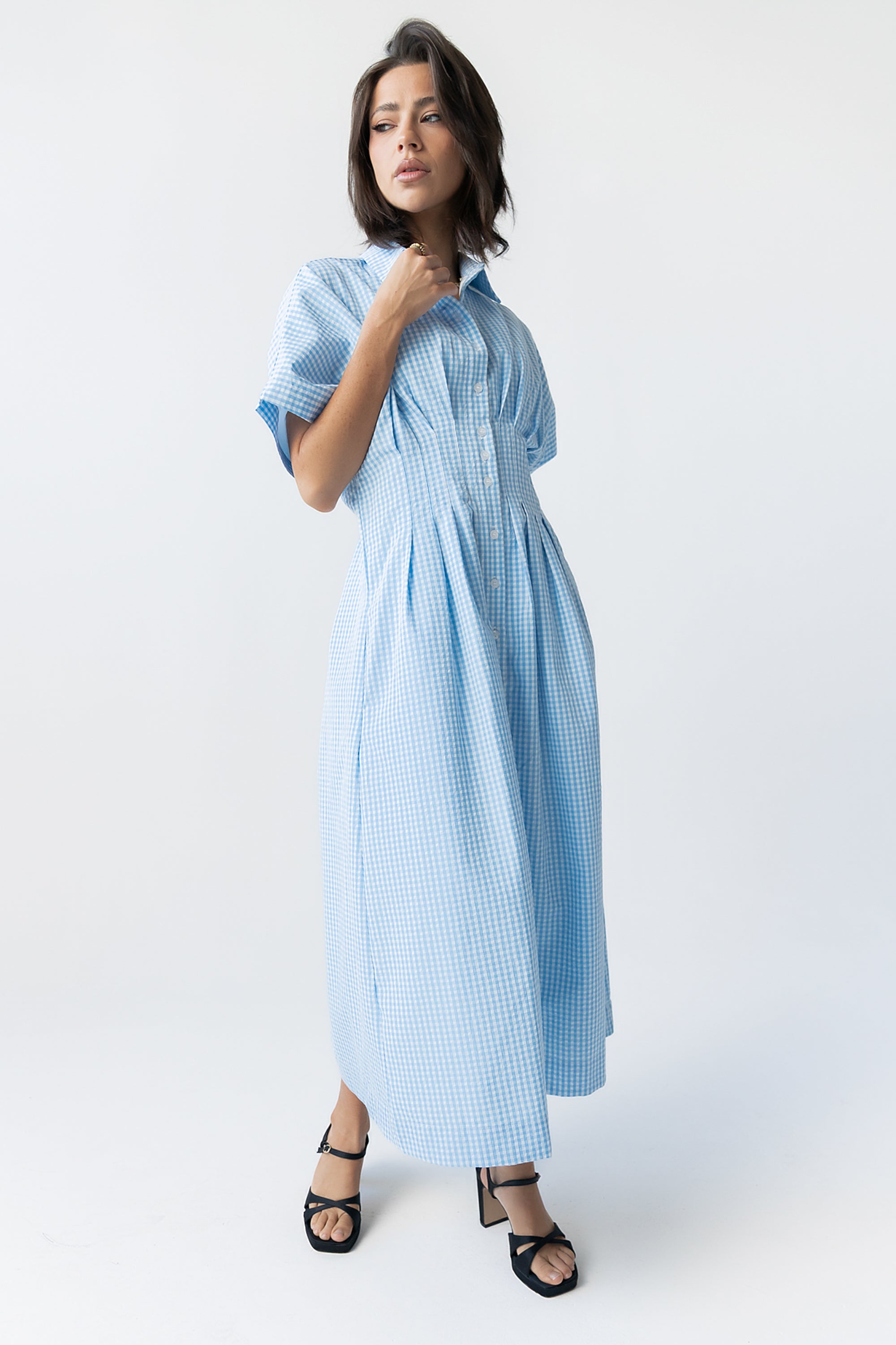 Collins Maxi Dress in Blue