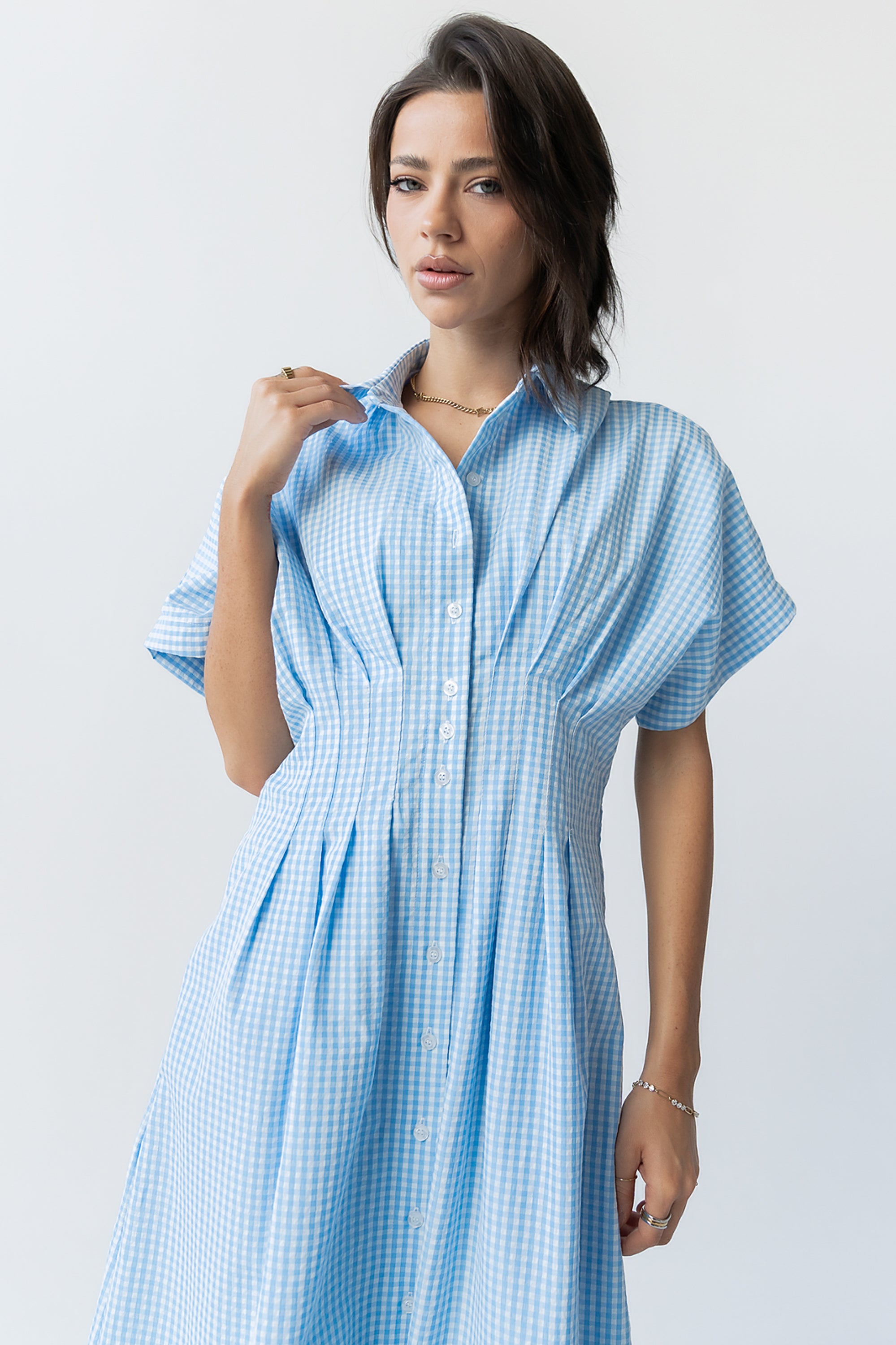 Collins Maxi Dress in Blue