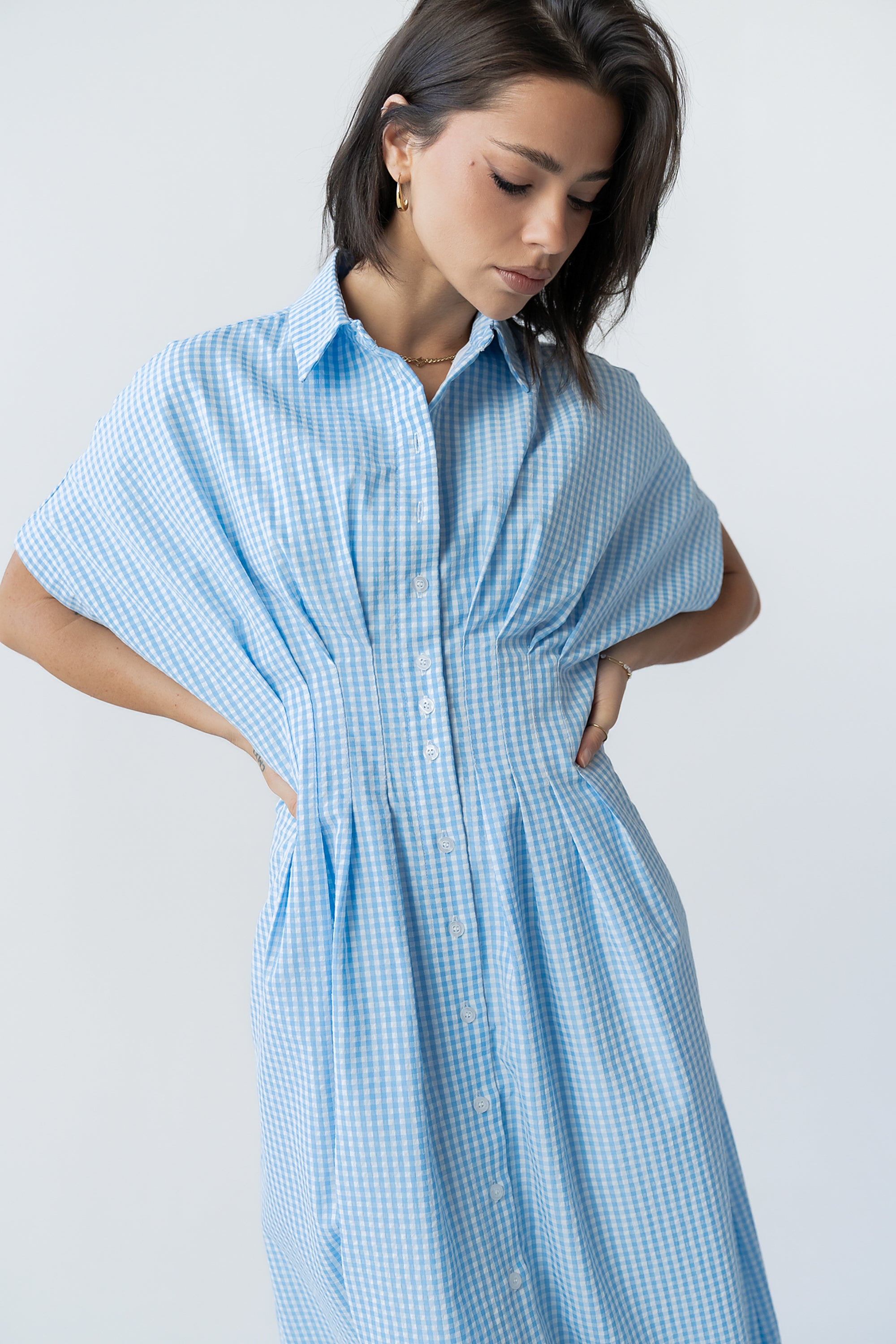 Collins Maxi Dress in Blue