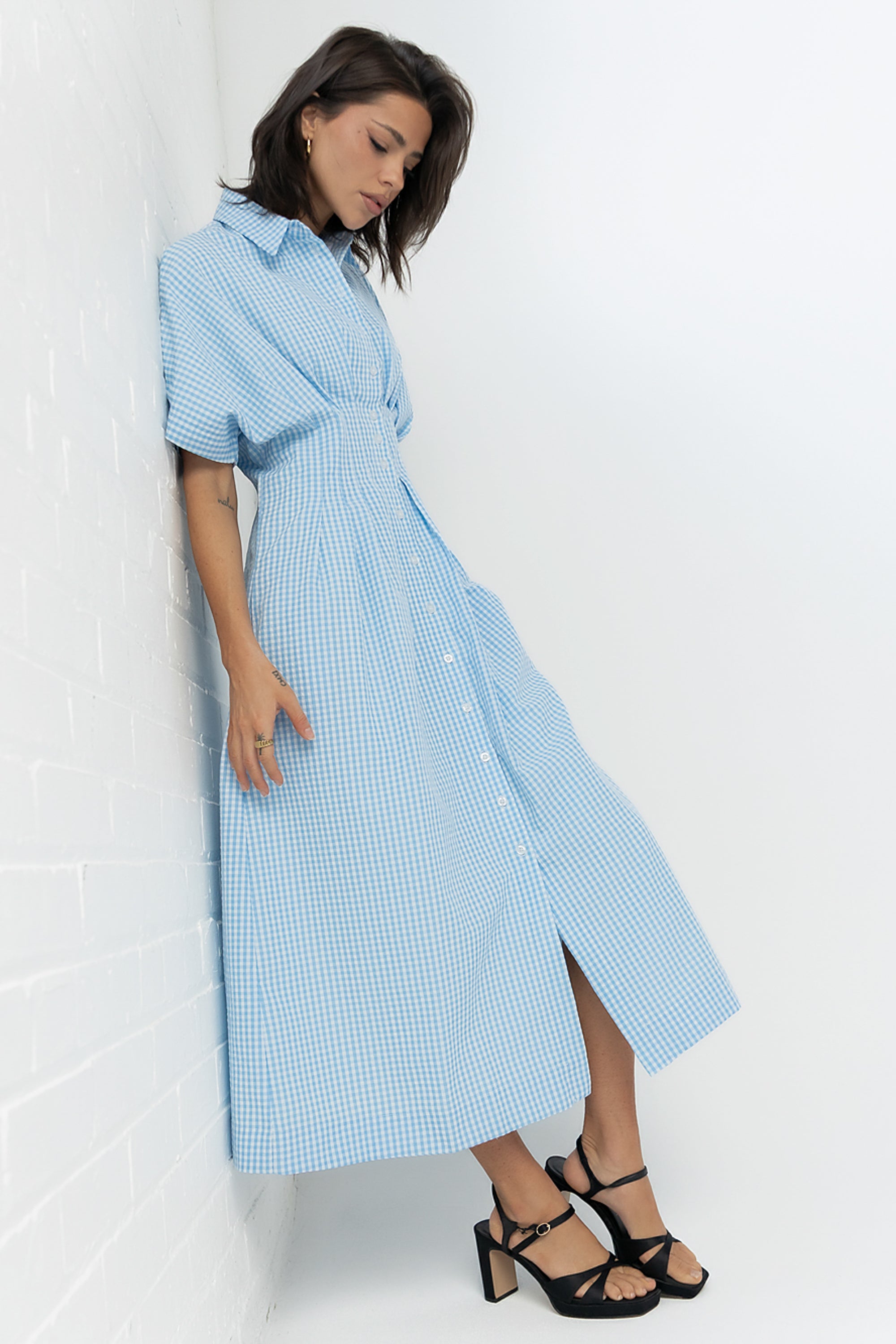 Collins Maxi Dress in Blue