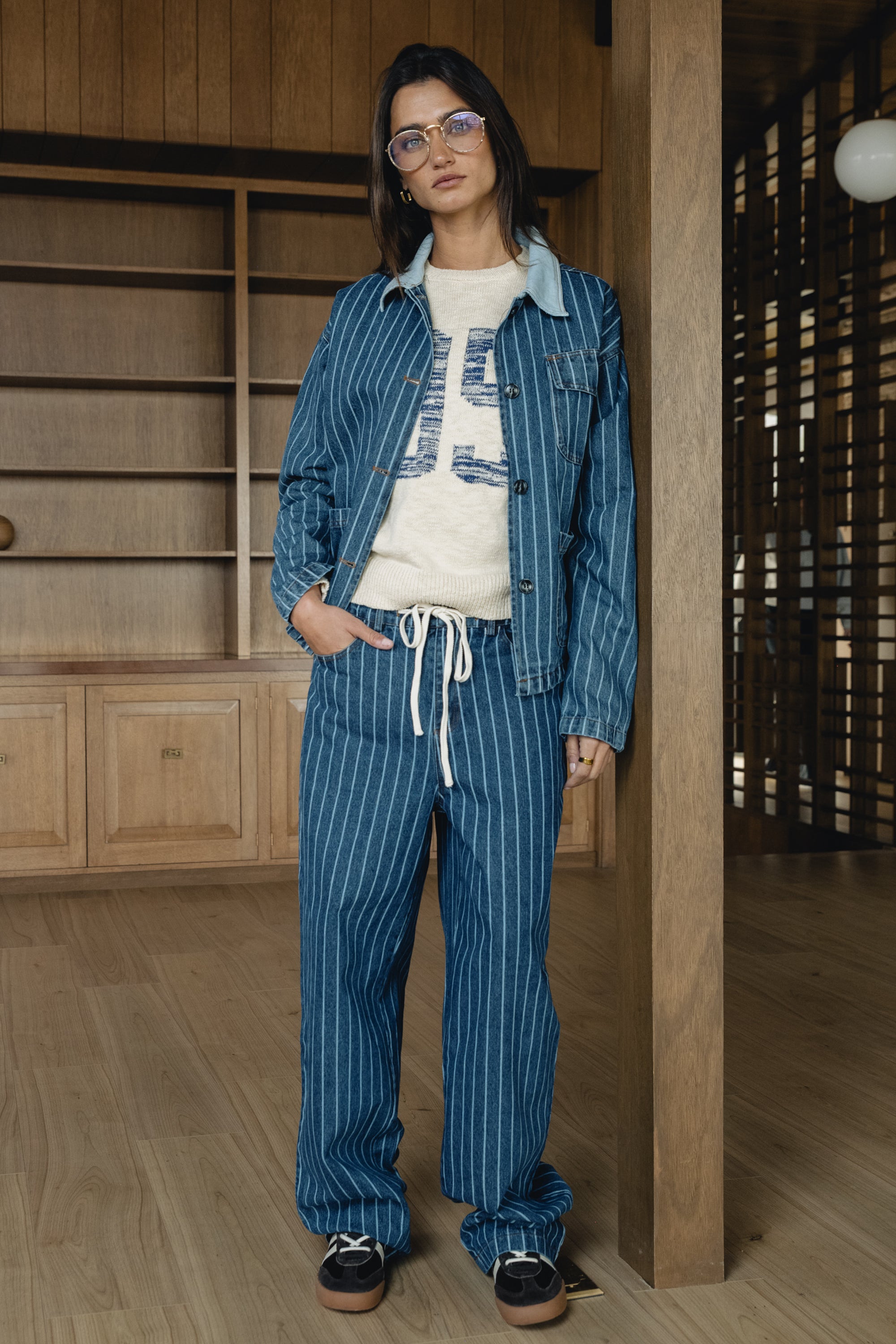 Mina Striped Button Up