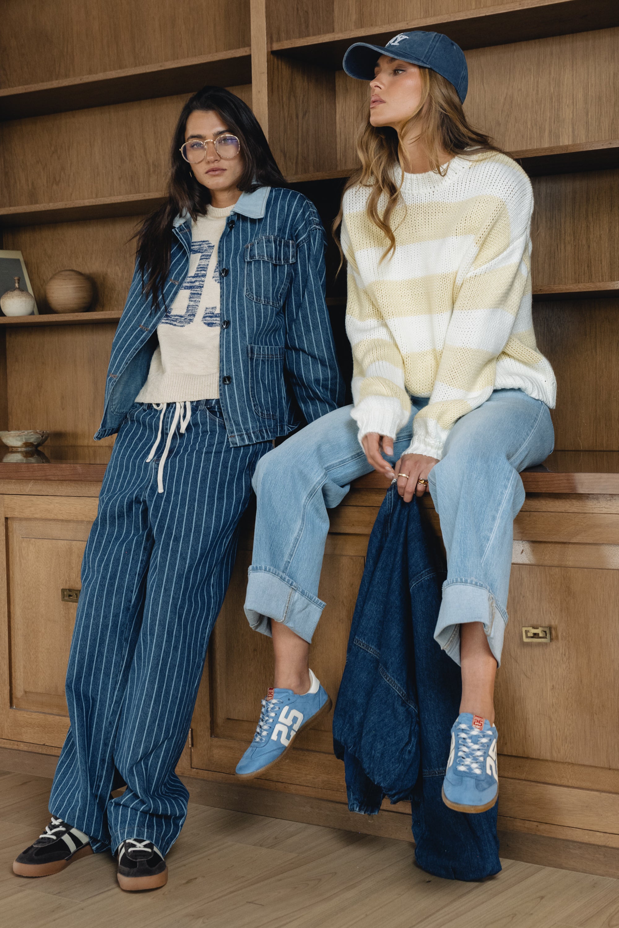 Mina Striped Button Up