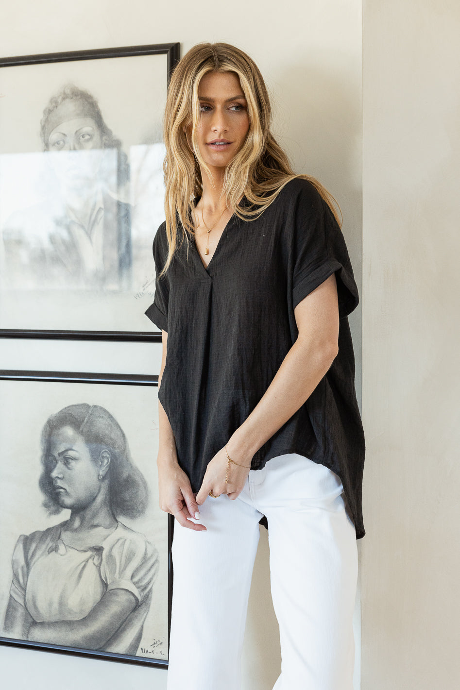 Gemma Top in Black - FINAL SALE | böhme